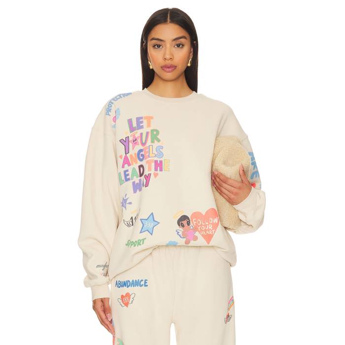 ブランド名The Mayfair Group性別Women(レディース)商品名Angels All Around You Crewneckカラー・Cream
