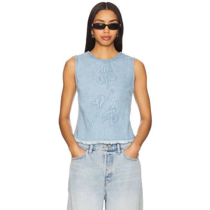 ブランド名Marques ' Almeida性別Women(レディース)商品名Denim Sleeveless Topカラー・Baby Blue