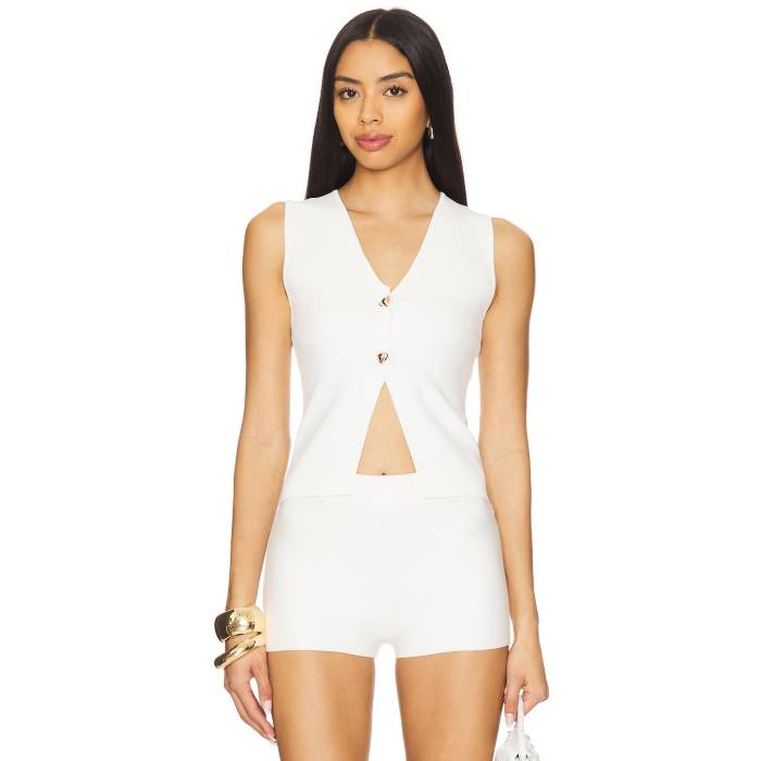 ブランド名All The Ways性別Women(レディース)商品名Lilah Knit Vestカラー・Ivory