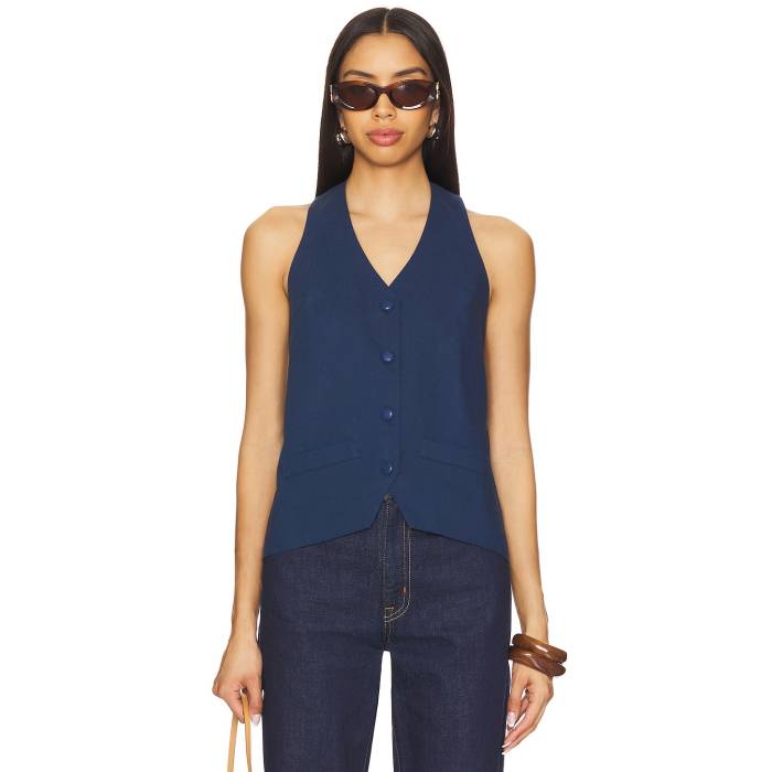 ブランド名All The Ways性別Women(レディース)商品名Rhae Open Back Vestカラー・Navy