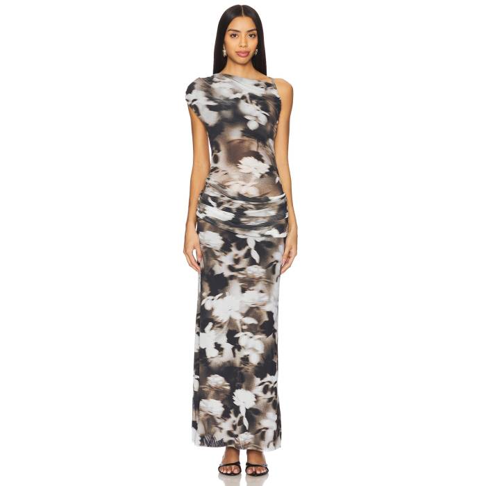 ブランド名Bec + Bridge性別Women(レディース)商品名Solene Asymmetric Dressカラー・Dark Blurred Floral
