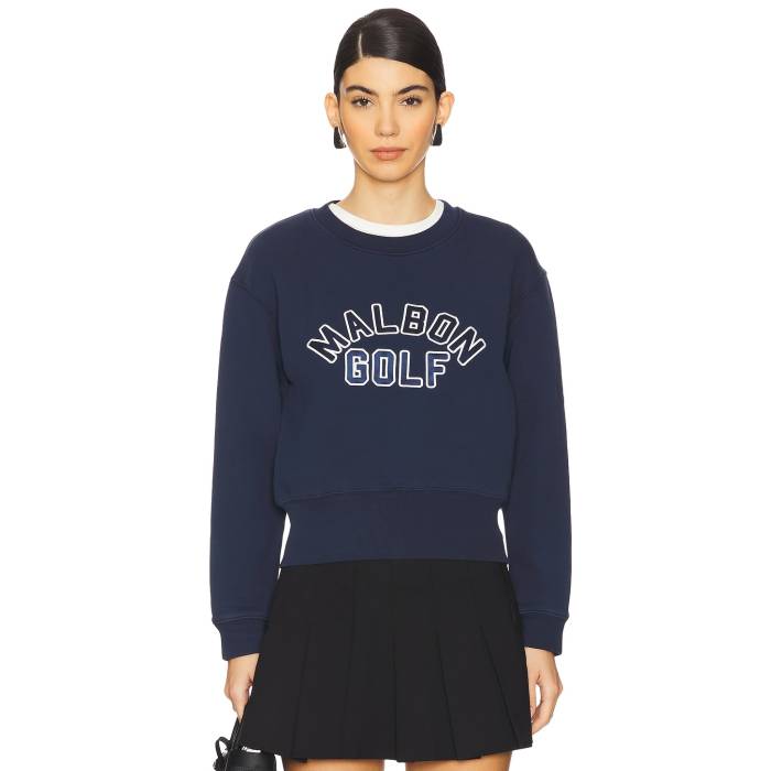 ブランド名Malbon Golf性別Women(レディース)商品名Ivy Crewneck Sweatshirtカラー・Navy