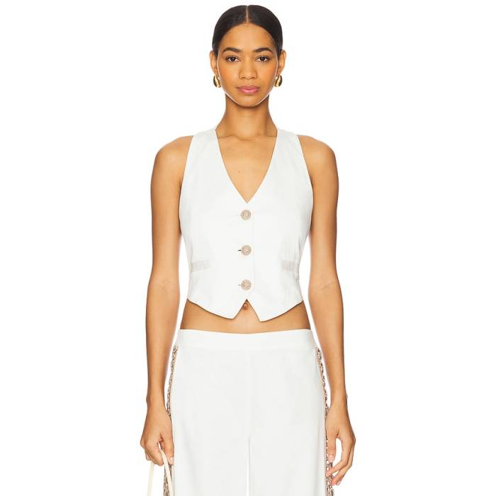 ブランド名My Beachy Side性別Women(レディース)商品名Coconut V Neck Vestカラー・White