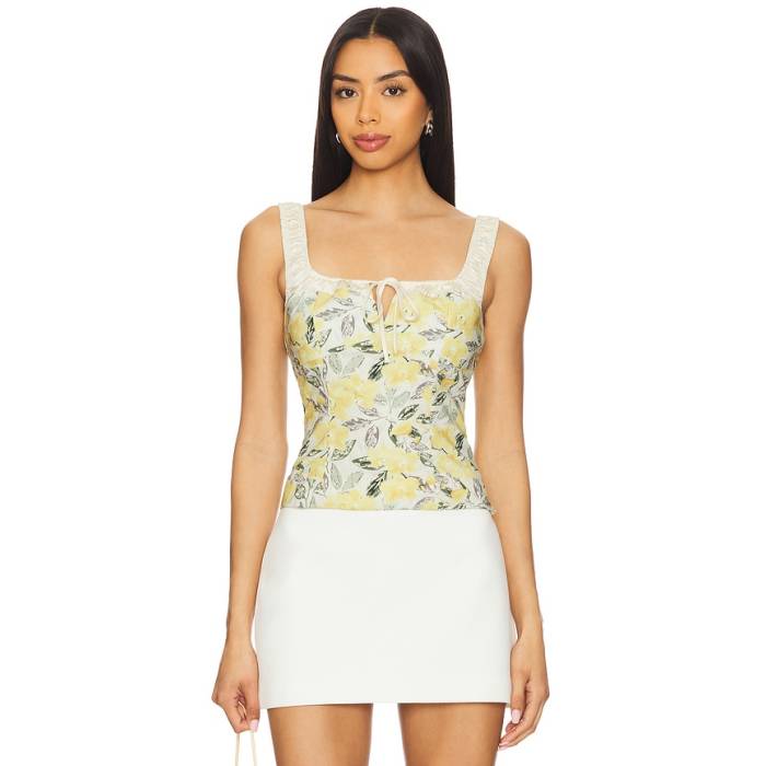 ブランド名Astr The Label性別Women(レディース)商品名Milkmaid Topカラー・Lemon Floral