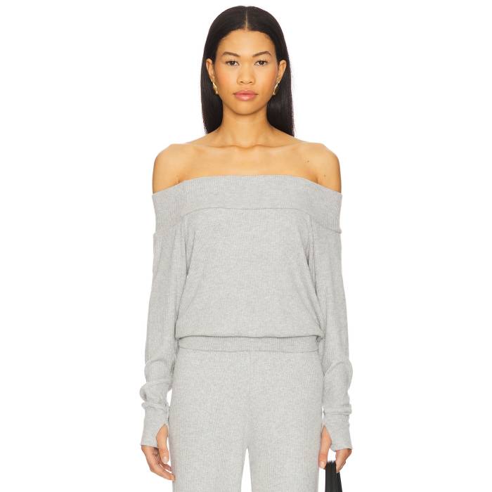 ブランド名Michael Lauren性別Women(レディース)商品名Fenn Off Shoulder Sweaterカラー・Heather Grey