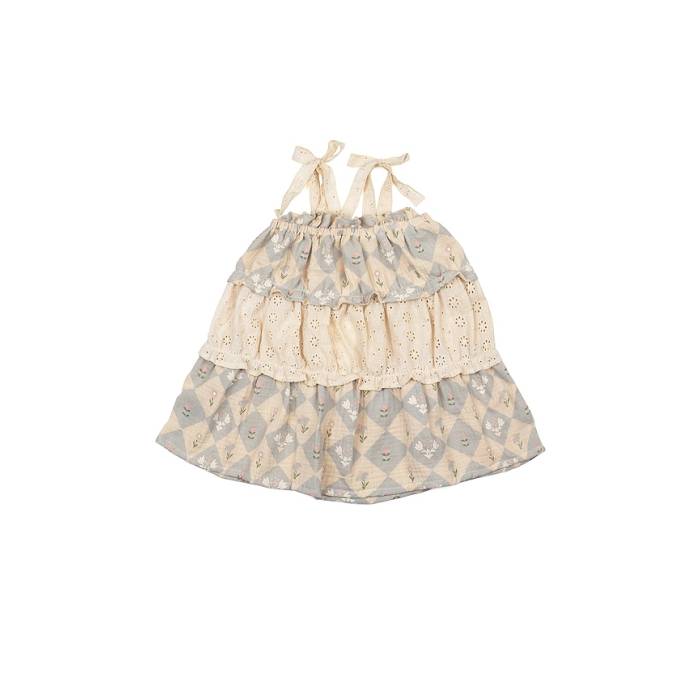 ブランド名Wild Wawa性別Girls(ジュニア キッズ)商品名Amber Dressカラー・Patchwork Floral Dusted Blue