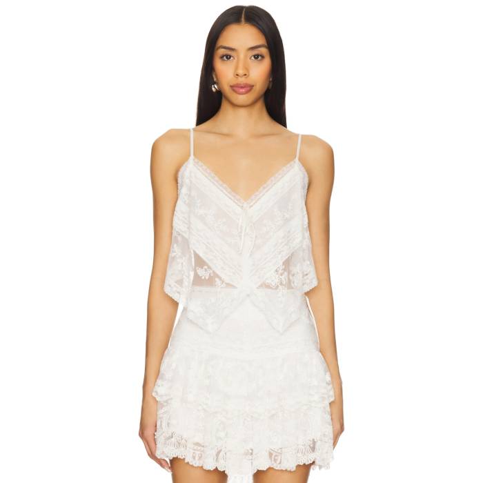 ブランド名Loveshackfancy性別Women(レディース)商品名Carrera Topカラー・Off White