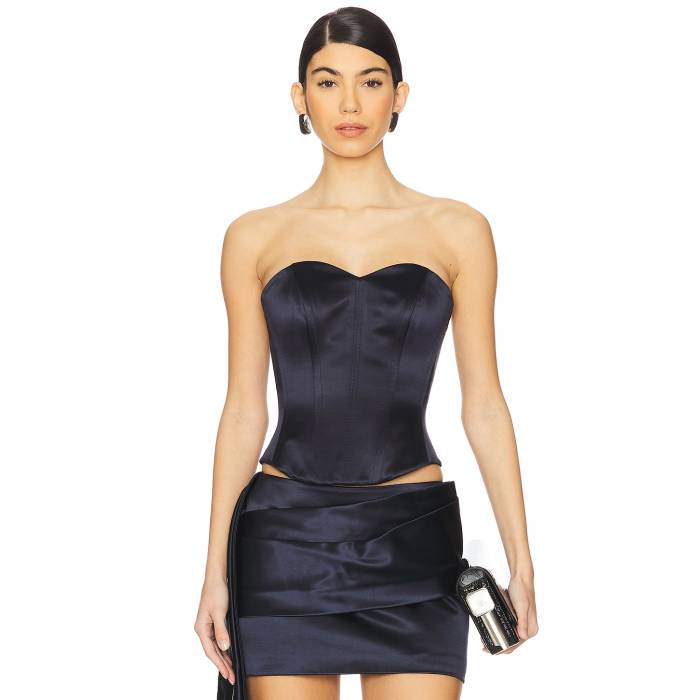 ブランド名Alex Perry性別Women(レディース)商品名Satin Corset Topカラー・Navy