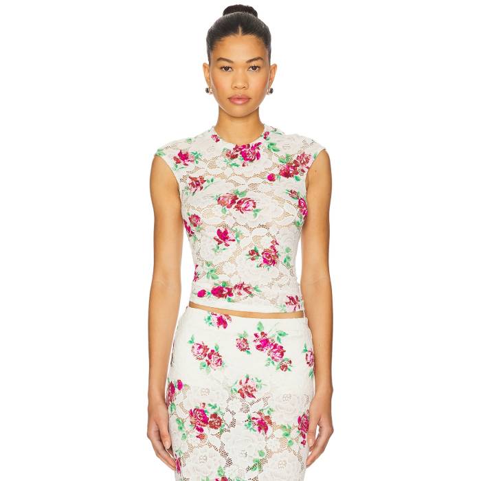 ブランド名Afrm性別Women(レディース)商品名Nina Crochet Lace Topカラー・Romance Rose