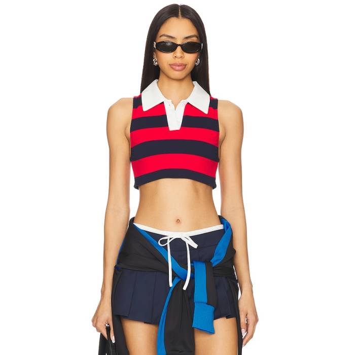 ブランド名Superdown性別Women(レディース)商品名Koko Crop Topカラー※他のカラーの商品をお探しの方は、下記のリンクよりご確認ください。・Red &amp; Navy・Red &Amp; Navy