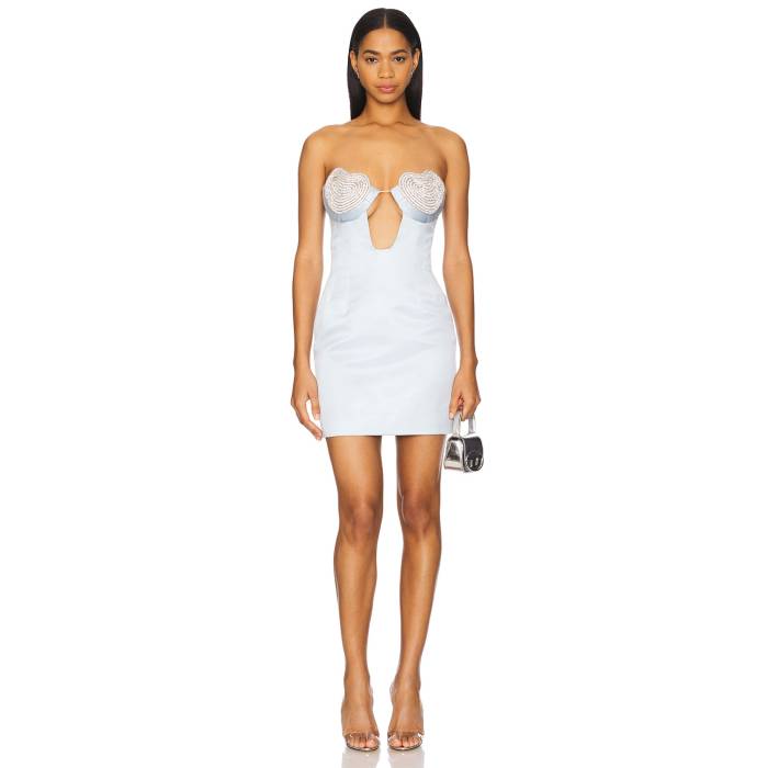 ブランド名Marianna Senchina性別Women(レディース)商品名Mermaid Mini Dressカラー・Blue With Silver Crystals