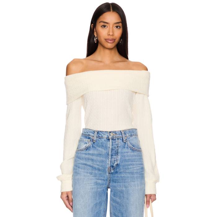 ブランド名Bobi性別Women(レディース)商品名Off Shoulder Topカラー・Ivory