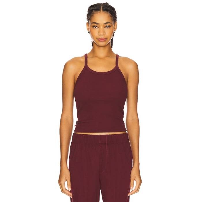 ブランド名Eterne性別Women(レディース)商品名Cotton Rib Tank Topカラー・Oxblood