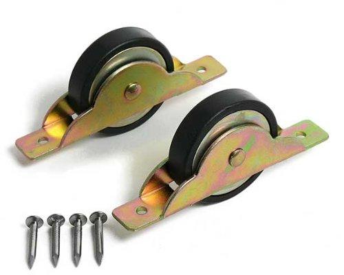 ハイロジック 防音戸車36mm (平) 2個入 U-766サイズ:36mm車輪幅:9mm