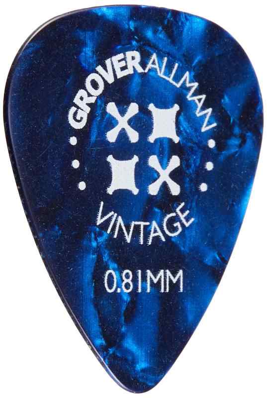 Grover Alln グローバーオールマン Vintage Celluloid, Blue, 0.71mm 10枚
