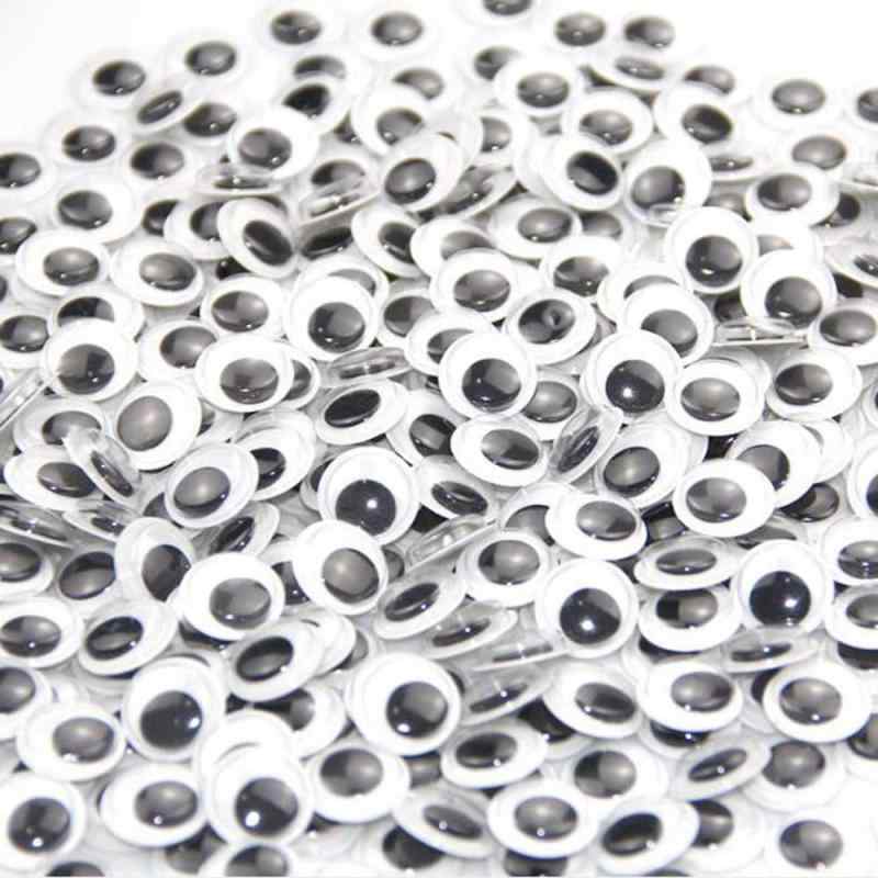 黒目 人形アイ 動く 目玉 貼り付け ドールアイ 人形目 おもちゃ DIY 手作り (8mm, 1000pcs)直径：5mm、7mm、8mmフェイクアイ：黒い瞳は眼球の動きに従って動くことができ、美しいリアルな人形の目でおもちゃを生き生きと...