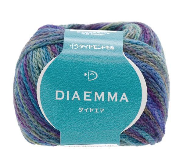 DIAMOND ダイヤモンド 秋冬毛糸 『ダイヤエマ 4507番色』素材:ウール100%仕立:30g(約99m)太さ:極太使用針:棒針8～10号、かぎ針7/0～8/0号標準ゲージ:ヤス編19～21目 27～29段