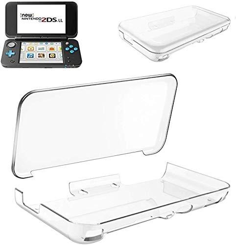 ntendo 2DSLL 互換 ケース ニンテンドー new2DSLL ケース 2DS LL 2DSLL カバー クリスタル クリア 透明 PC素材 落下防止&amp;衝撃吸収 軽量&amp;薄 全面保護 2DSLL ウエス付きntendo...