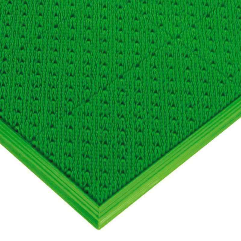 ミヅシマ エルバーマットグリーン360X660mm 4020310●長期使用に耐える弾力性効果と耐重圧性に優れています。●玄関、通路などに。●色:グリーン●幅(mm):360●長さ(mm):660●質量(kg):1.0●厚み:16mm●エチ...