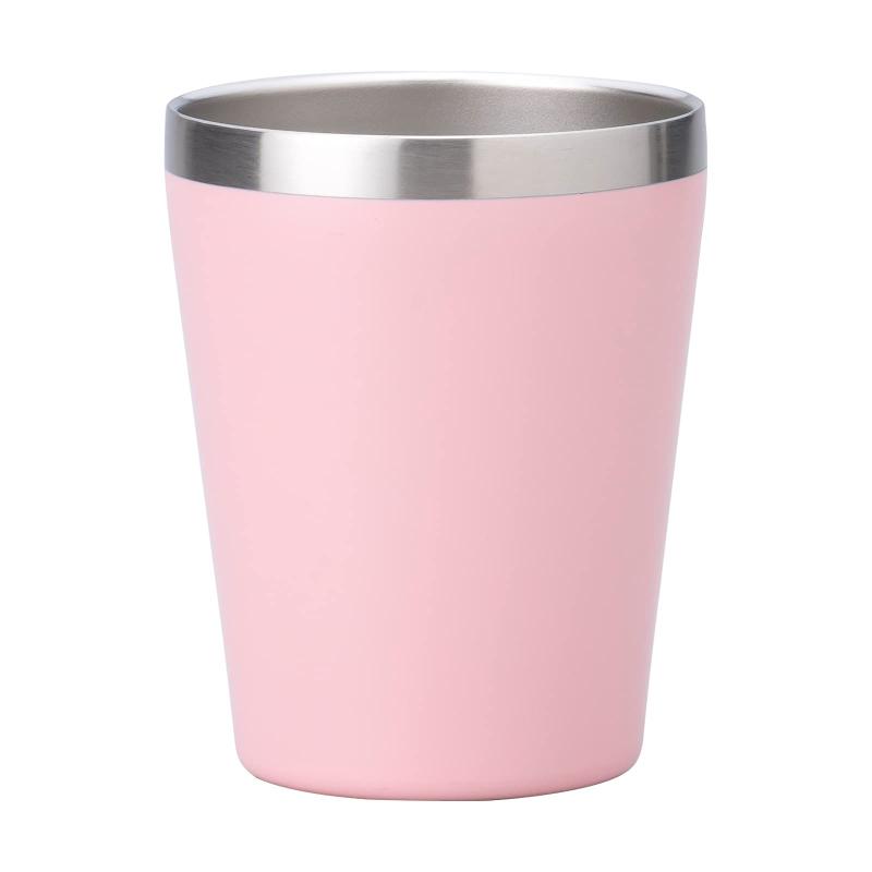 小倉陶器 真空断熱 ステンレスタンブラー 360ml 保温 保冷 二重構造 コンビニコーヒーカップ マグ (マットピンク) 約φ8.5×h10.7cmサイズ：約φ8.5 10.7