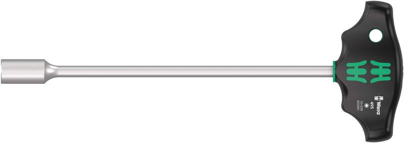 WERA ヴェラ ナットドライバー T型ハンドル 六角サイズ12mm 軸長230mm 023391六角サイズ(mm)：12、軸長(mm)：230特に高い締め付け、締めトルクを伝達するTハンドルドライバー。フィンガーハンドルの凹みと快適な表面...