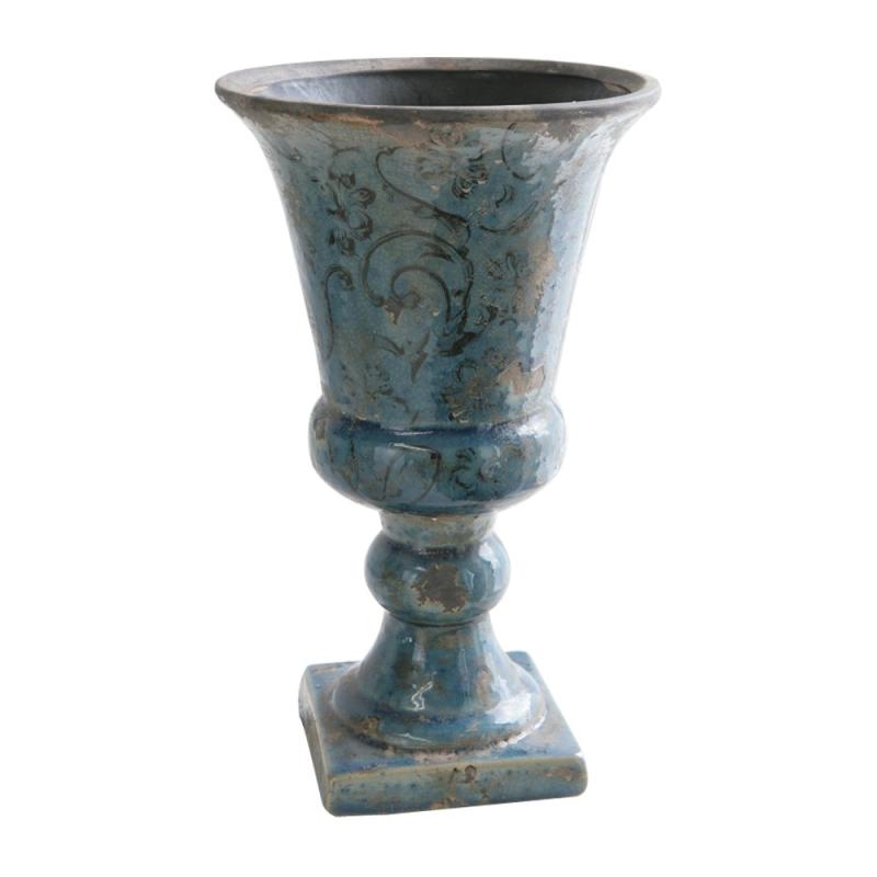 COVENT GARDEN ラヴェル・カップポット QJ-18材質:陶器、穴あり、アンティーク調サイズ:φ15×25cm口径:13cm深さ:13cm