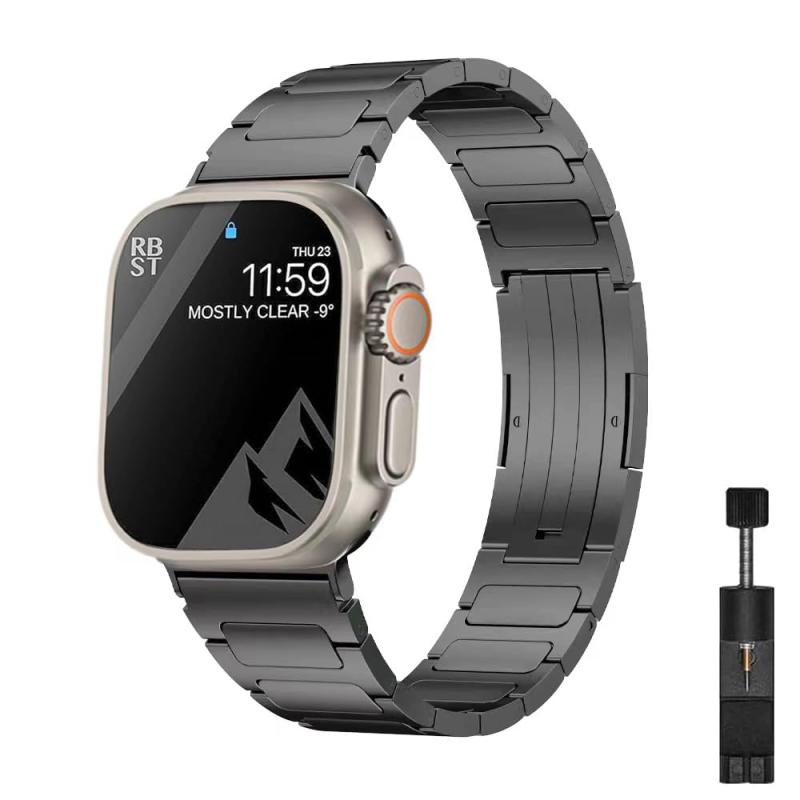コンパチブル for apple watch バンド チタニウム製 アップルウォッチ バンド 軽量 apple watch Ultra3/Ultra2/Ultra/10/9/8/7/6/5/4/3/2/1 38mm 40mm 41mm 42...