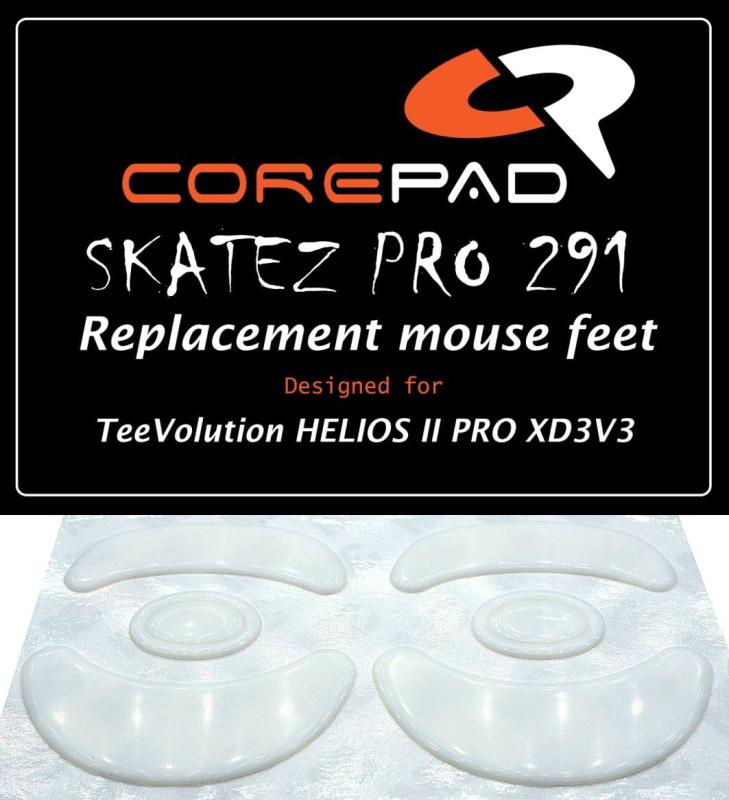 Corepad Skatez PRO Fantech TeeVolution II PRO XD3V3 Wireless用マウスソール 2set対応マウス：TeeVolution II PRO XD3V3 Wireless厚さ：0.75mm...