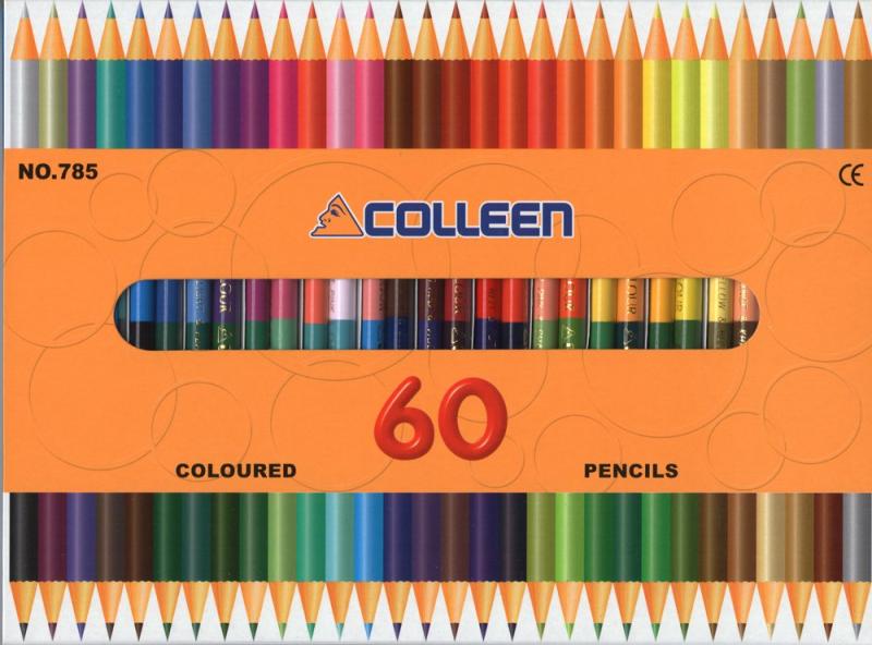 コーリン鉛筆(Colleen Pencil) 785丸 30本60色紙箱入り色鉛筆 785-30/601つのボックスの色鉛筆30本セット60 Colleen No。785ラウンドカラーが含まれています。これは高品質の色分けされた鉛筆の形をし...