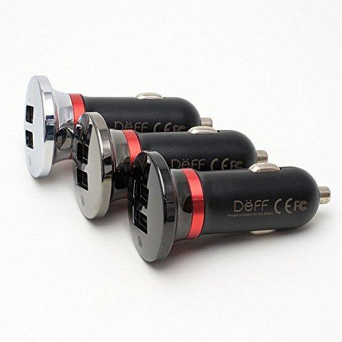 Deff USB カーチャージャー シガー 2ポート 4.8A iPhone7 / 7 Plus / 6 / 6 Plus/iPad/iPod/Android/Xperia/Galaxy Edge対応 AutoSence/Ciger Cha...