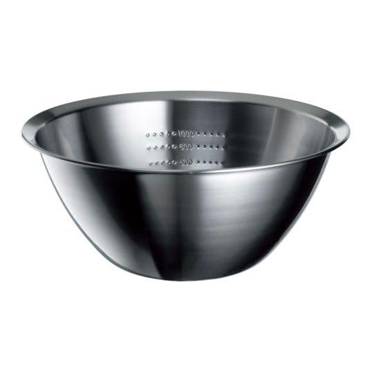 ERRY TERRACE（チェリーテラス）Allround Bowls ボウル ステンレス製 万能ボウル サラダ用 調理器具 巻き込みなし 目盛り付き 日本製