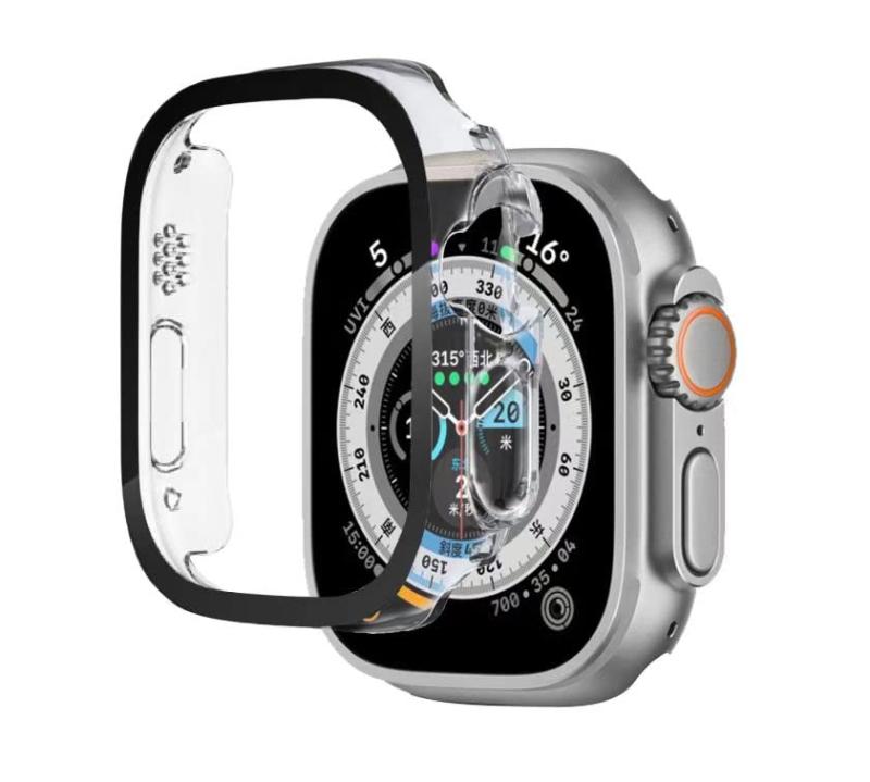 for Apple Watch ケース 2022 Apple Watch Ultra ケース Apple Watch Ultra 49mm 用 ケース 一体型 apple watch 用 カバー アップルウォッチ ケース 全面保護 耐久性 ...