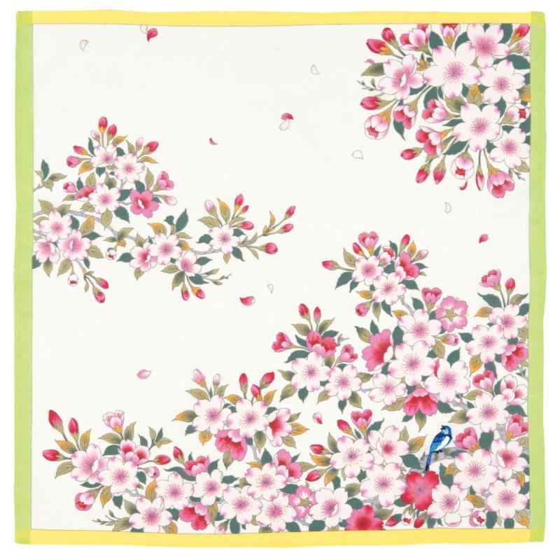 山本仁商店 en.gawa. 刺繡ハンカチ 桜