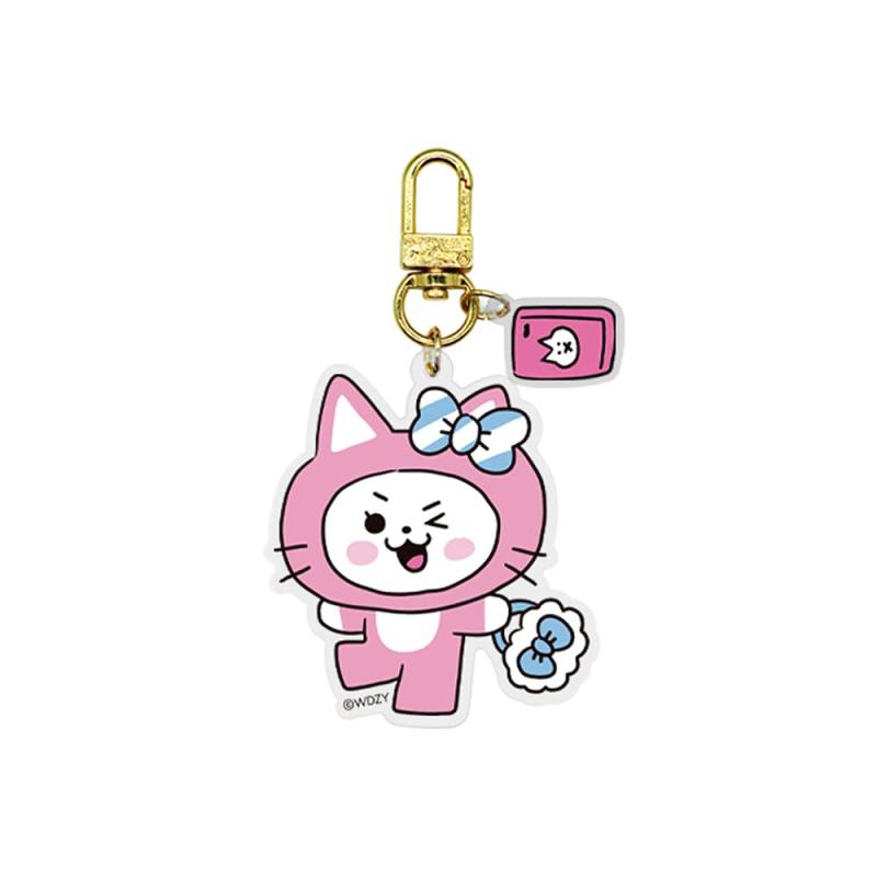 ソロモン商事 WDZY アクリルキーリング ACRYLIC KEYRING CABBIT WDZY-WAK-CAWDZY アクリルキーリング ACRYLIC KEYRING (CABBIT)素材：アクリル、金属サイズ：約70x68 (mm)...