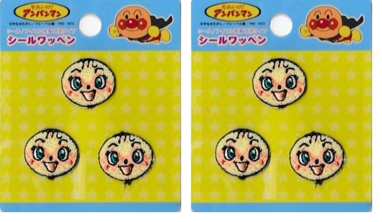 稲垣服飾 アンパンマン プチ シール ワッペン メロンパンナ ちゃん シール&amp;アイロン接着 P002