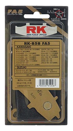&nbsp;メーカー&nbsp;RKエキセル&nbsp;商品カテゴリ&nbsp;バイクブレーキパーツ＞ブレーキパッド&nbsp;発送目安&nbsp;1日〜2日以内に発送予定（土日祝除）&nbsp;お支払方法&nbsp;銀行振込・クレジットカ...