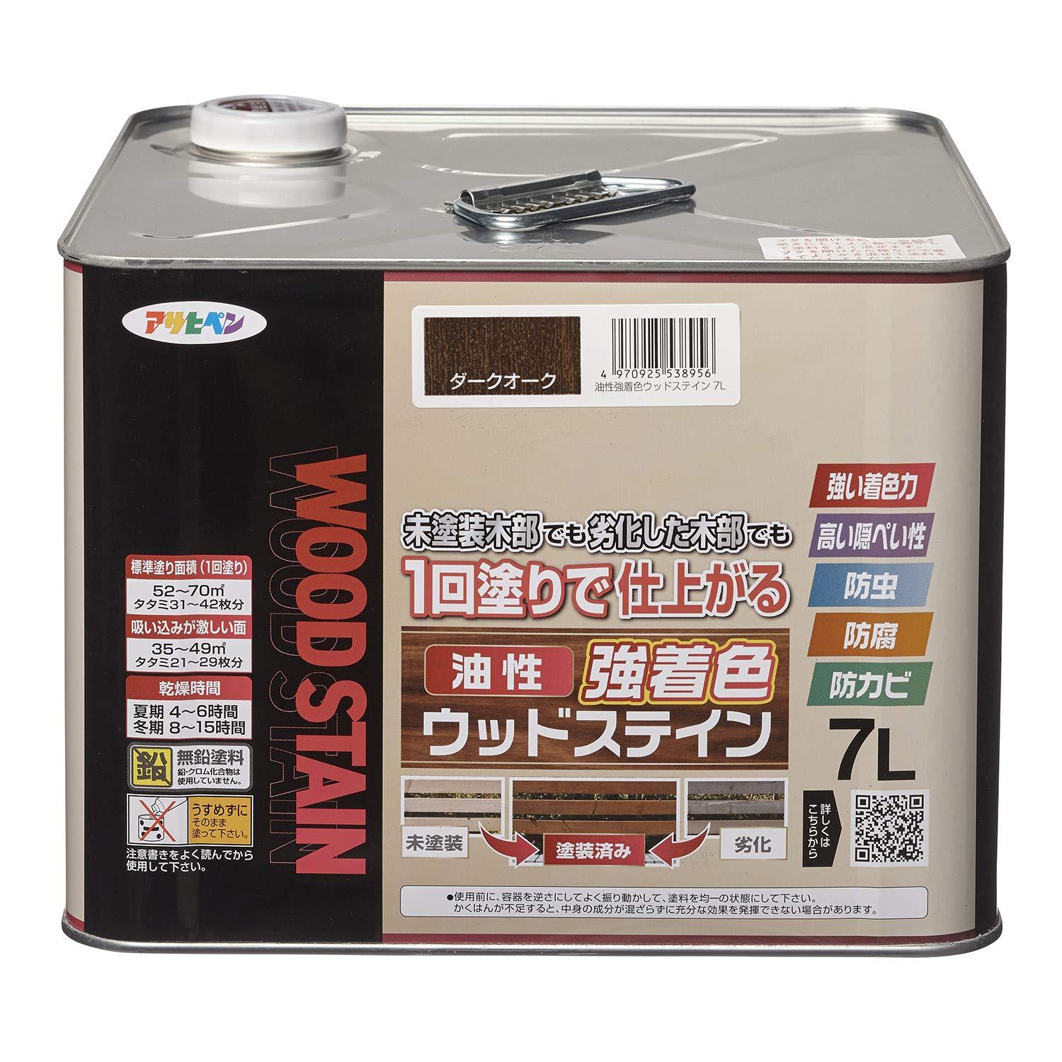 &nbsp;メーカー&nbsp;アサヒペン&nbsp;商品カテゴリ&nbsp;塗装材＞ステイン&nbsp;発送目安&nbsp;1〜2週間以内に発送予定&nbsp;お支払方法&nbsp;銀行振込・クレジットカード&nbsp;送料&nbsp;送...