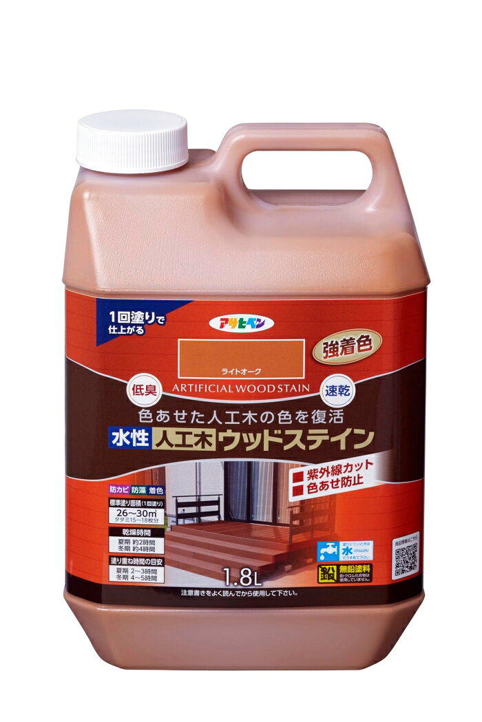 &nbsp;メーカー&nbsp;アサヒペン&nbsp;商品カテゴリ&nbsp;塗装材＞ステイン&nbsp;発送目安&nbsp;1〜2週間以内に発送予定&nbsp;お支払方法&nbsp;銀行振込・クレジットカード&nbsp;送料&nbsp;送...