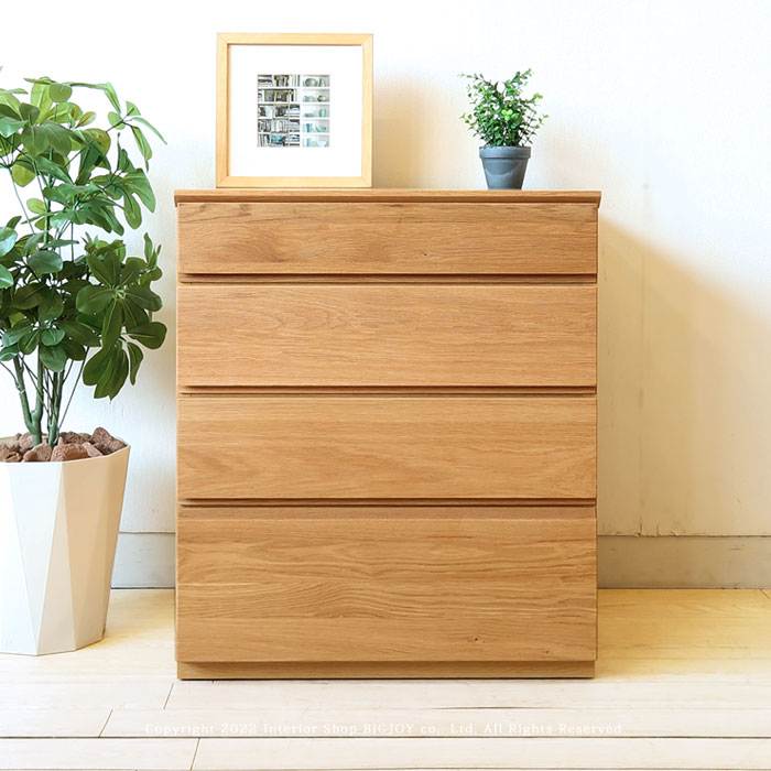 ホワイトオーク材のユニットチェスト 60cm ホワイトオーク材を使用した引き出しユニットと天板ユニットを組み合わせた幅60cmのチェスト。 引き出しにはフルオープン仕様のスライドレールが付いており、スムーズに引き出すことができ使い勝手も抜群...