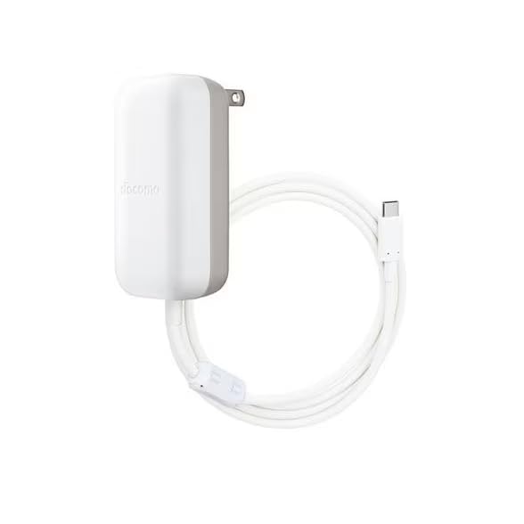 docomo 純正 ACアダプタ07（AMD39001）USB Type-C 急速充電器NTTドコモ純正の USB Type-C 対応ACアダプタです。USB Power Delivery（USB PD）対応で最大27Wの急速充電に対応。ケ...