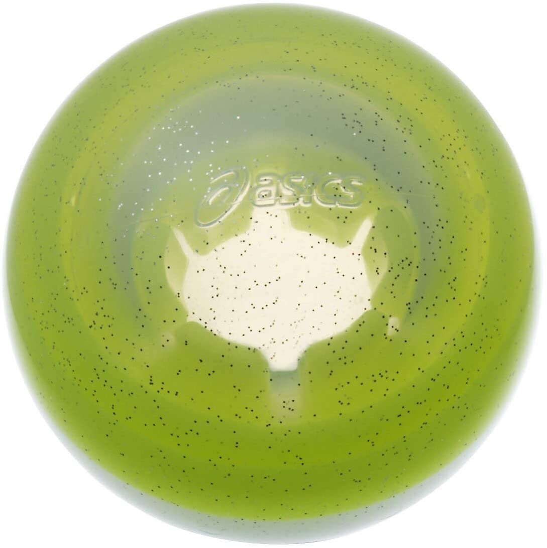アシックスのグラウンドゴルフボール ●好評のストレートボールのクリアバージョン。 ※グラウンド・ゴルフボールは他の競技に使用しないでください。 ■カラーイエロー ■サイズ直径:60mm、重量:約94g ■素材熱可塑性樹脂 ■生産国日本