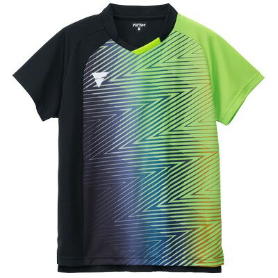 ●スピード感を表現するジオメトリックパターンをアシンメトリーに仕上げたゲームシャツ。 　リサイクル糸の採用で「SDGs」にも貢献します。 　●JTTA公認 　●吸汗速乾 　●伸縮 　●昇華プリント 　●UNISEX製品 ■メーカー名 ヴィク...