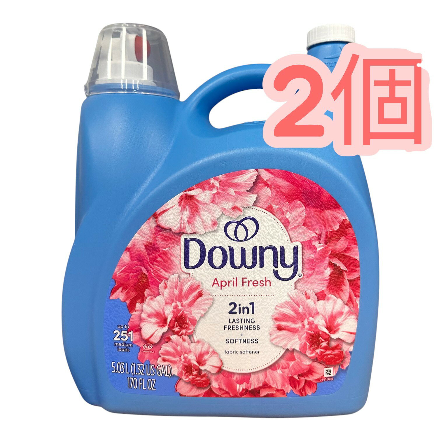 ダウニー エイプリルフレッシュ 衣料用柔軟剤 5.03L*2個 *購入前の確認事項 必読* 1. 海外配送、韓国からの出荷 2. 日本税関通関のため個人の名前と住所で注文 3. 注文受付後2営業日以内に発送 4. 発送後4日~8日以内に到着...