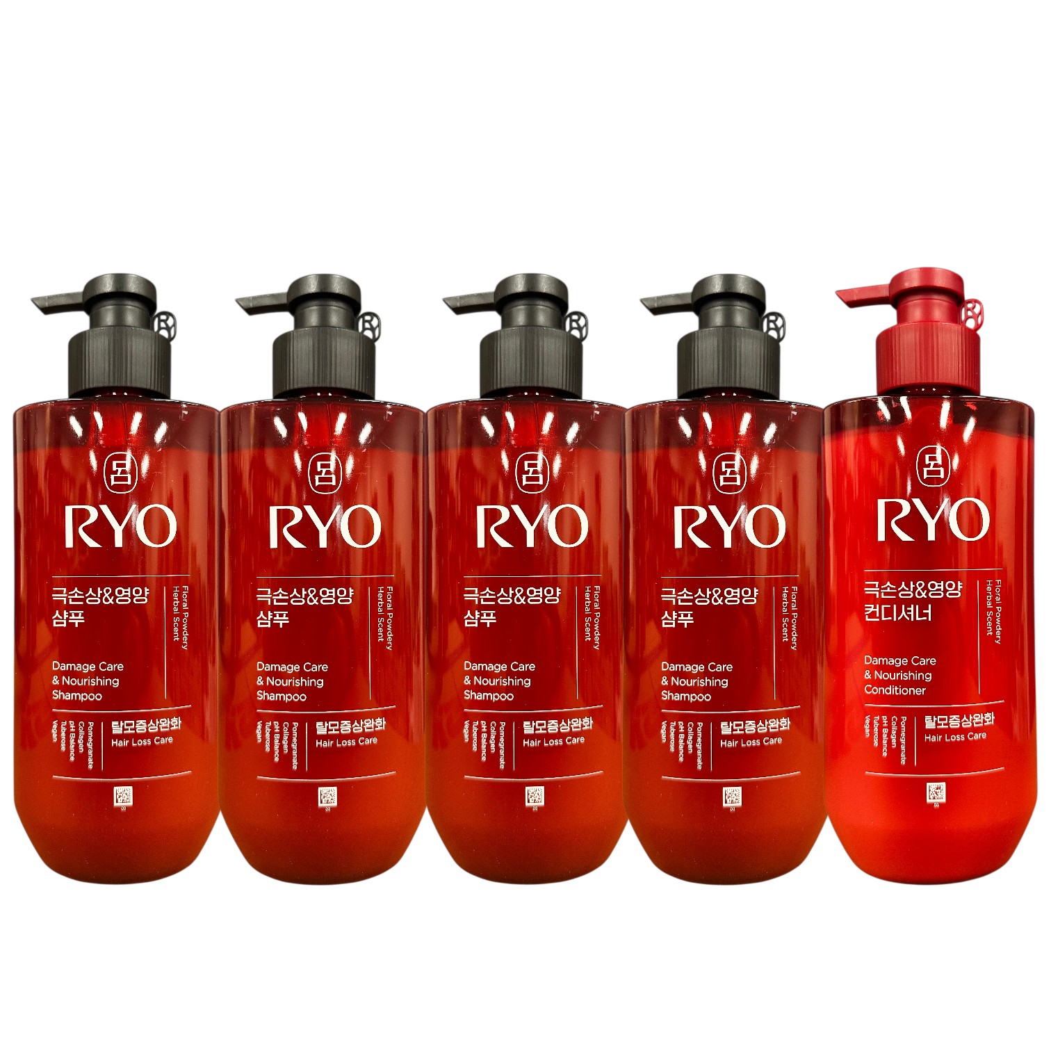 [呂]リョ含光極損傷&栄養 シャンプー 480mL(4本) コンディショナー480mL(1本) 合わせて5本 *購入前の確認事項 必読* 1. 海外配送、韓国からの出荷 2. 日本税関通関のため個人の名前と住所で注文 3. 注文受付後2営業...