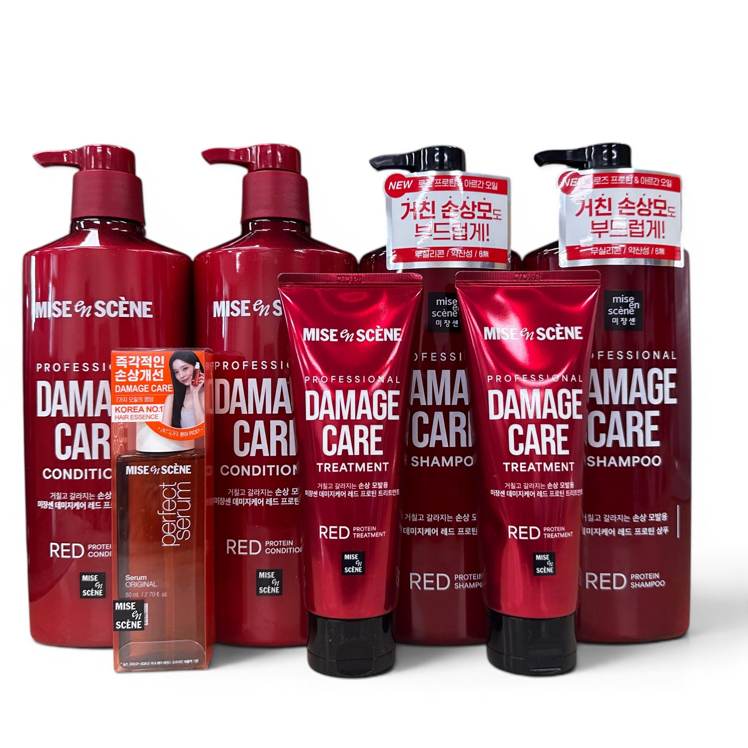 ミジャンセンDAMAGE CARE ンシャンプー680ml*2 コンディショナー680ml*2 Perfect Serum80ml*1 DAMAGE CARE Treatment180m*2 合わせて7本 配送会社 : 佐川グローバル 追跡...