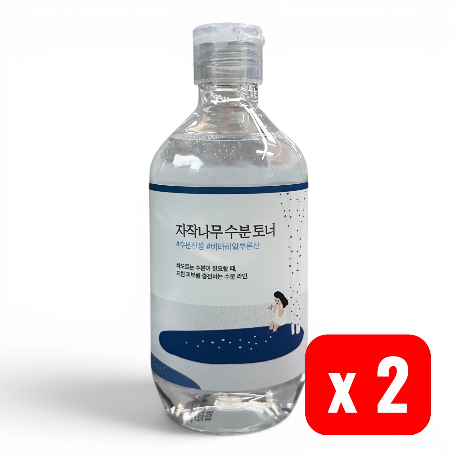 ラウンドラボ バーチジュース モイスチャライジングトナー 300ml×2本セット Round Lab Birch Juice Moisturizing Toner 300ml×2本 / 白樺樹液 × ビタヒアルロン酸 Round Lab 正...