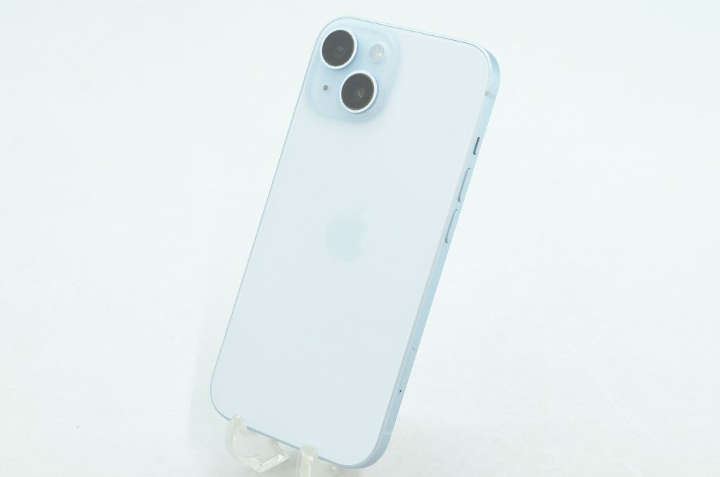 ■商品のご案内 商品名：iPhone15 128GB Blue キャリア：SIMフリー メーカー：Apple 型番：MTML3J/A ■製品の仕様 製造番号/IMEI：354743527519877 ネットワーク制限：○(au) 水没反応：...