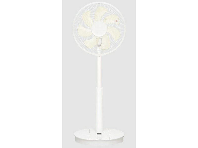■仕　様 ○タイプ：DCモーター扇風機○羽根径:30cm ○羽根枚数：7枚羽根 ○自動首振角度：85度 ○風量切替：5段 ○首振り操作：本体ボタン・リモコン ○寸法　高さ(調節範囲)：770-980mm ○電源コード長：1.8m ○質量：3...