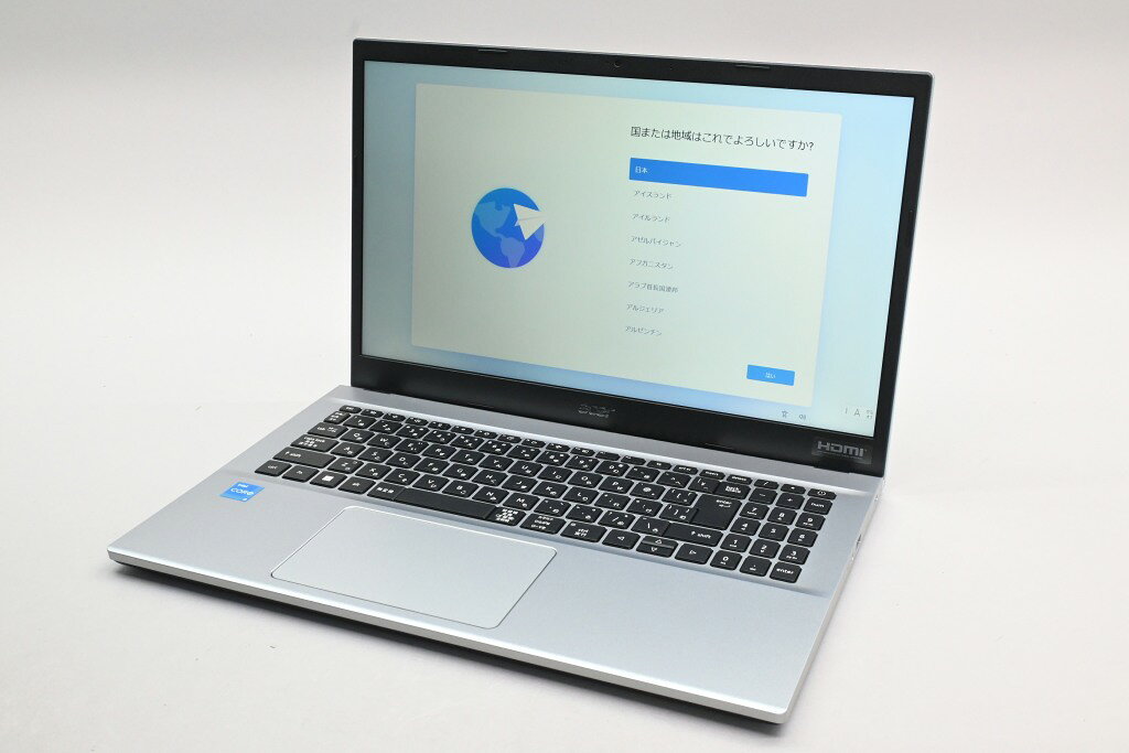 ■商品のご案内 商品名：Aspire 3 A315-59-H38UJARE/F ピュアシルバー メーカー：Acer 型番：A315-59-H38UJARE/F JAN/ISBN：4515777613002 ■製品の仕様 メーカー出荷時仕様（...