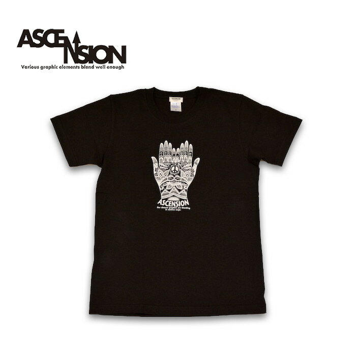 ASCENSIONのシンボル的グラフィック 両手で平和を救い上げるイメージ 手の中にはデザイナーがPEACEに感じるグラフィックが書き込まれています。 今回は、シンプルなNEWバージョンで登場です。 デザイナーが数ヶ月かけて、描き込んだ渾身...